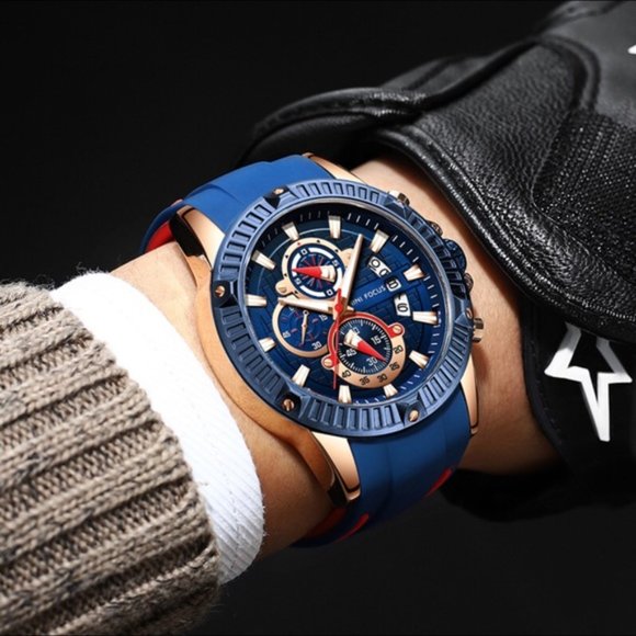 Accessories | Mens Quartz Chronograph Waterproof Sports Watch | Poshmark